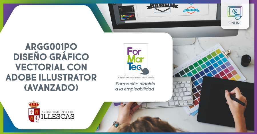 ARGG001PO - Diseño gráfico vectorial con Adobe Illustrator (avanzado) - Formartec Illescas